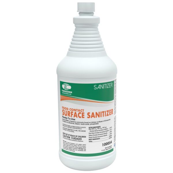 Food Contact Surface Sanitizer - Theochem Laboratories