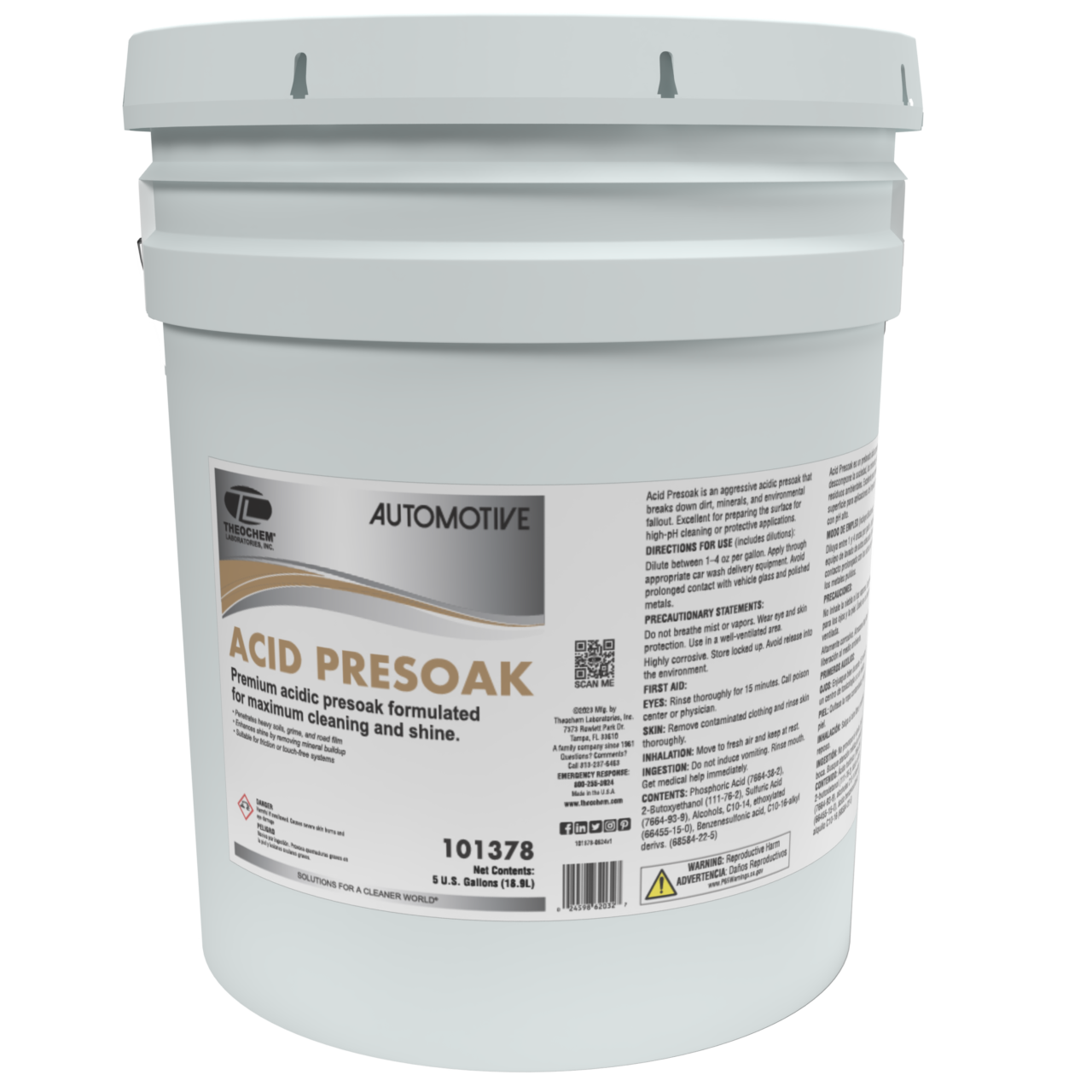 Acid Presoak – Theochem Laboratories
